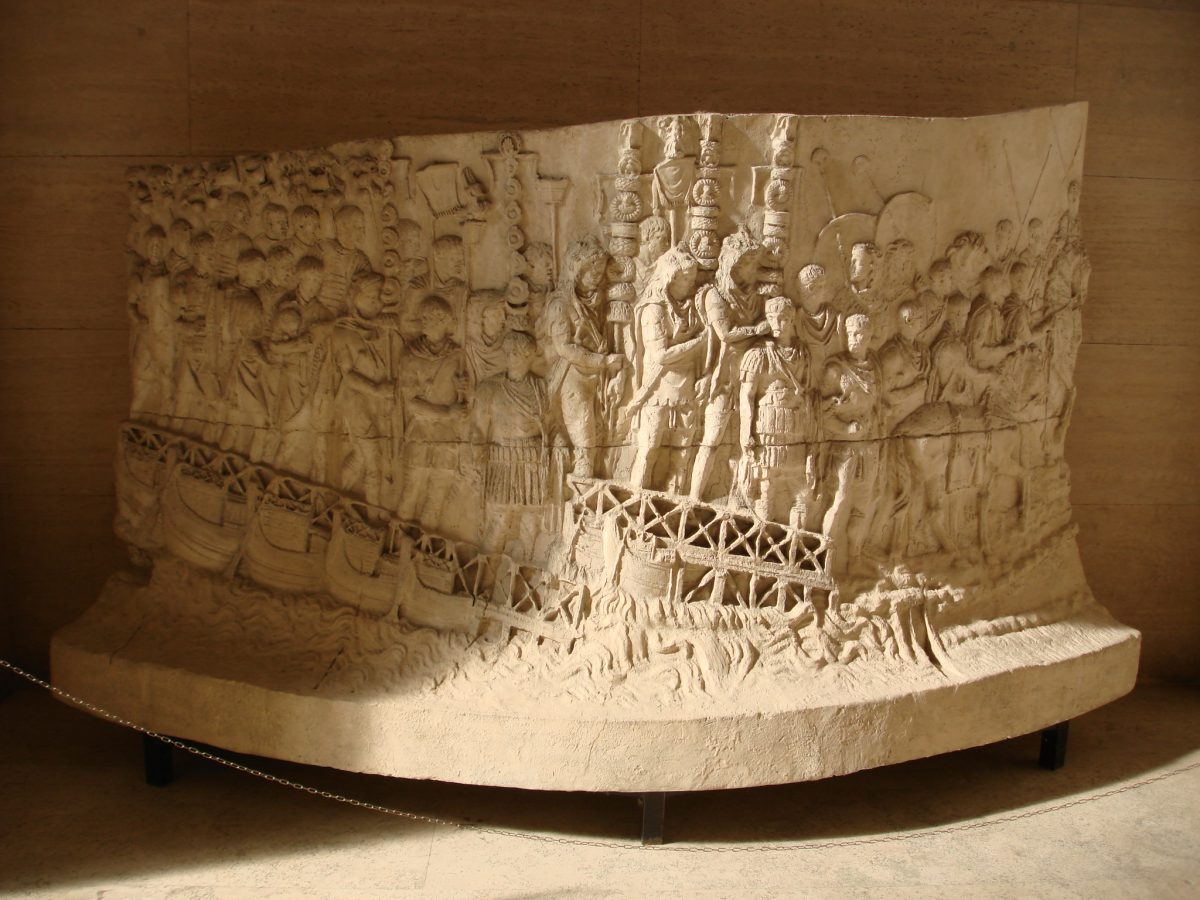 La columna Trajana - Los Viajes de Aspasia